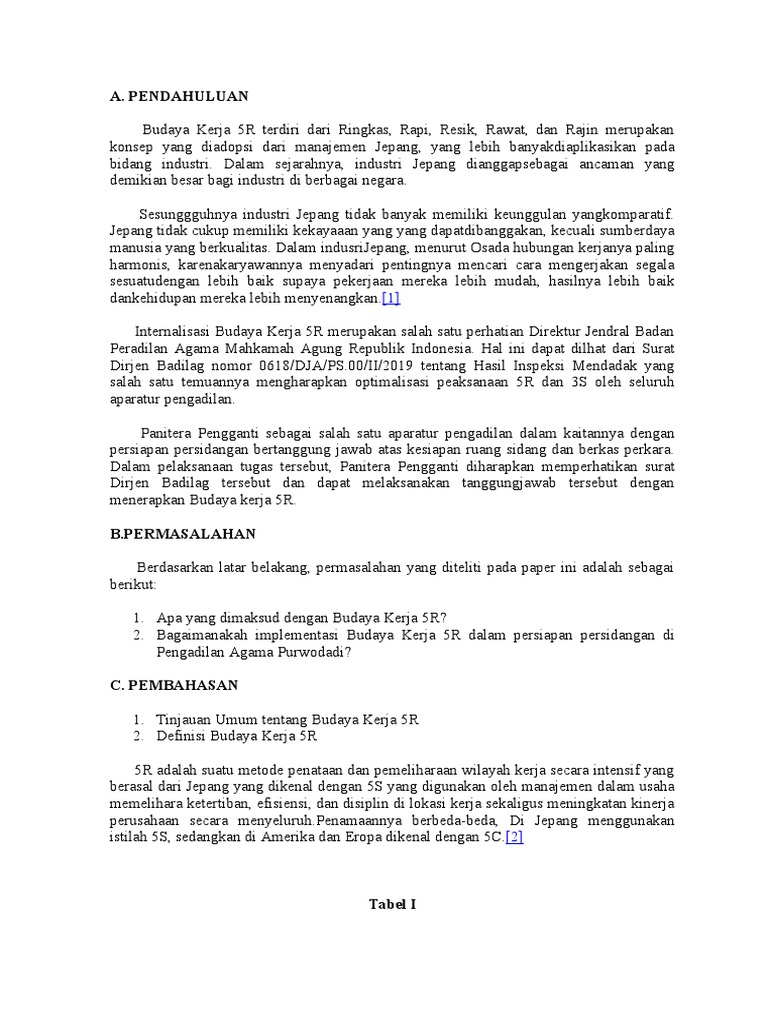 Laporan 5R | PDF | Karier & Perkembangan