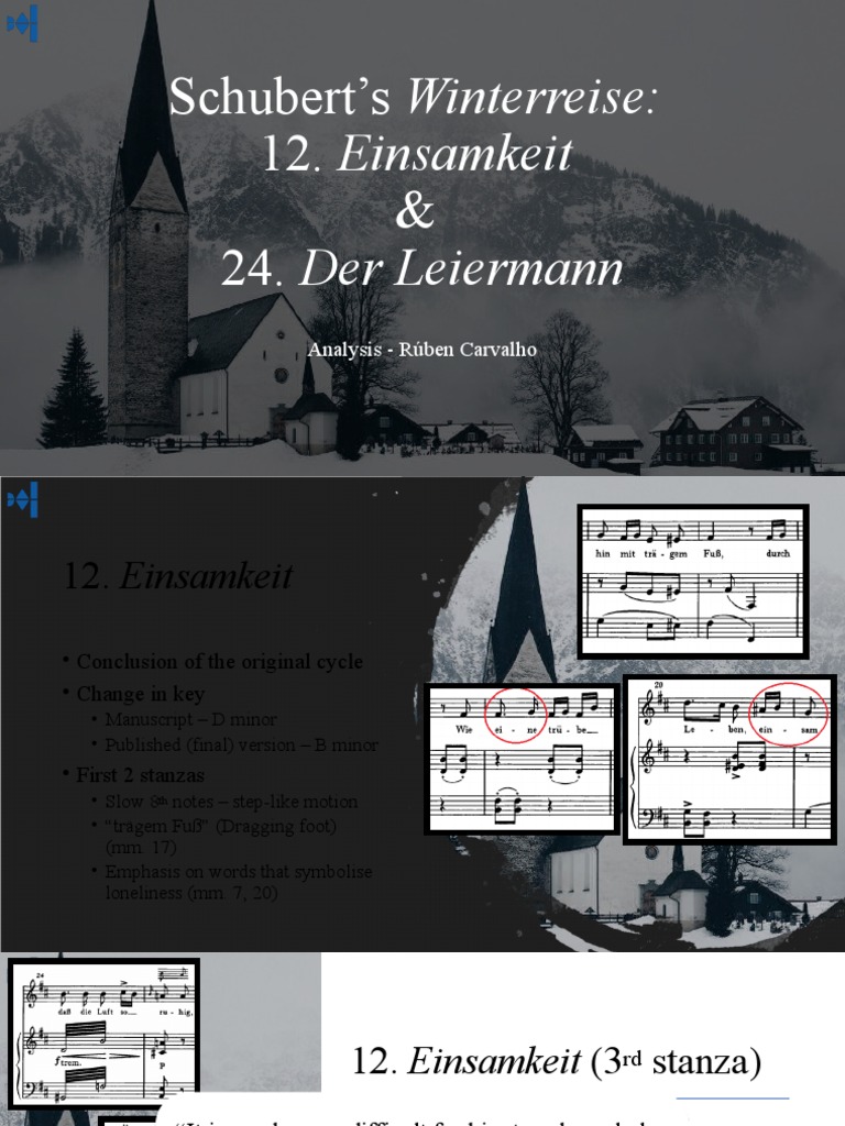 Schubert's Winterreise | PDF | Musical Compositions | Classical Music