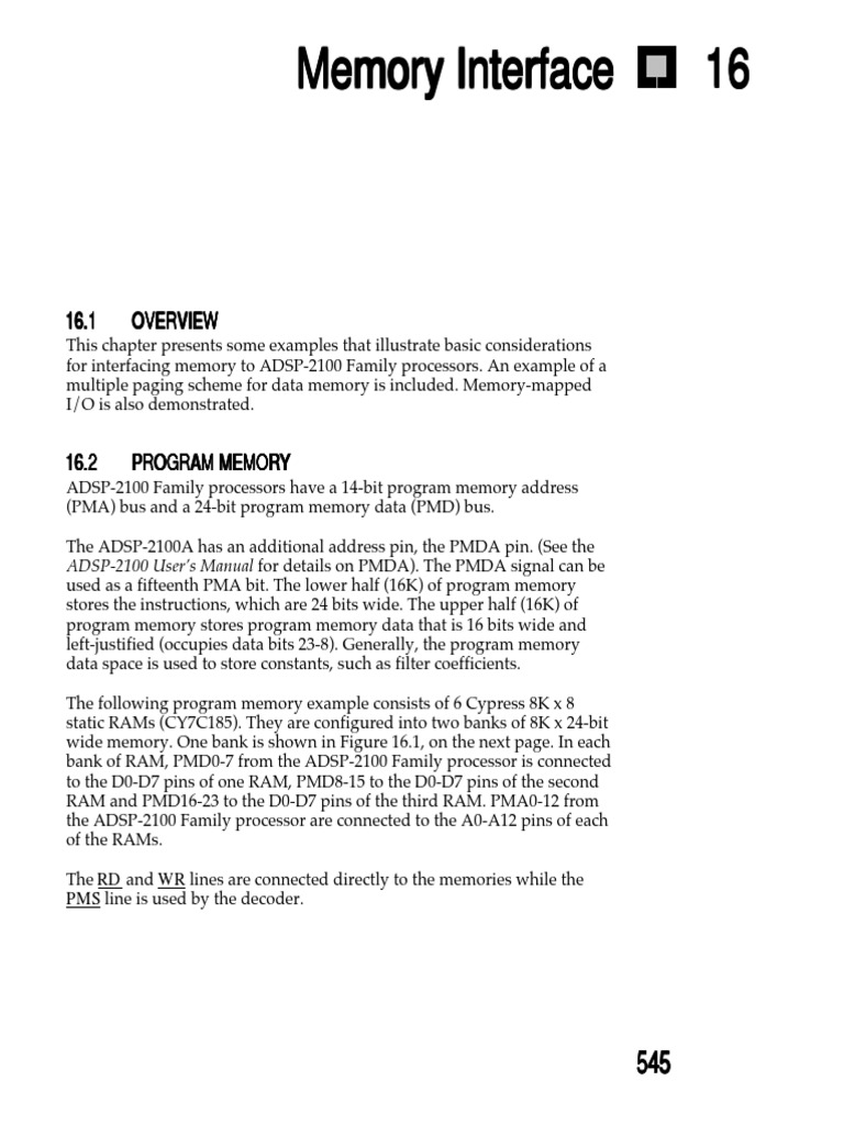 386162924chapter 16 PDF | PDF | Input/Output | Random Access Memory