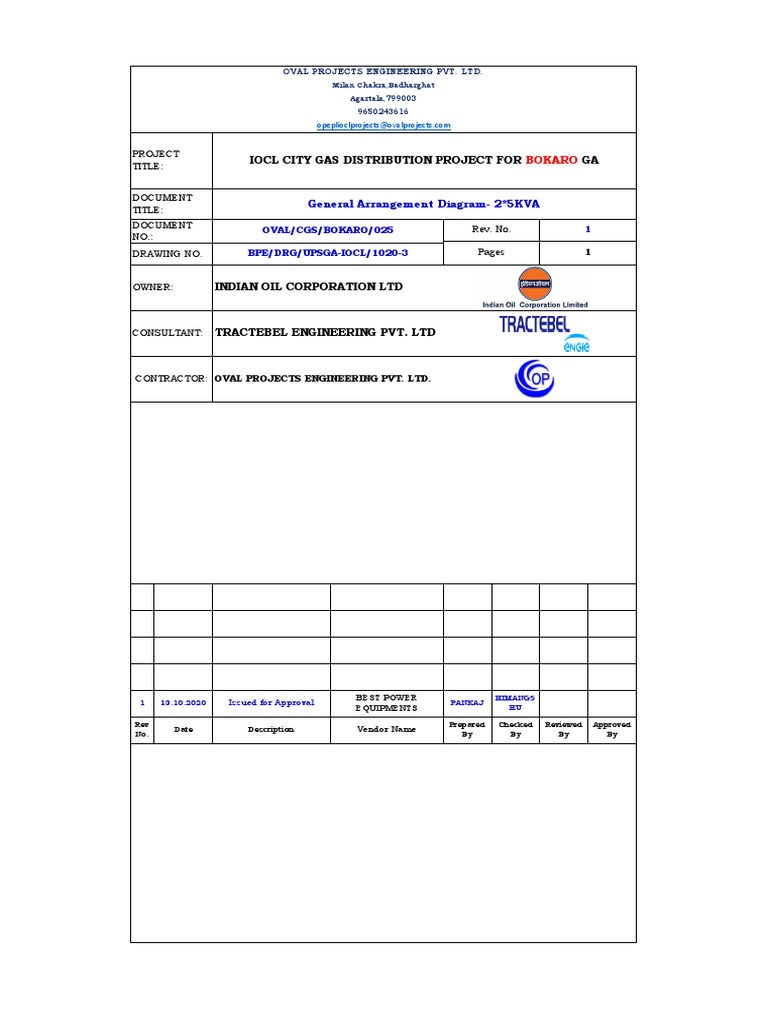 General Arrangement Diagram | PDF | Electrical Engineering | Science