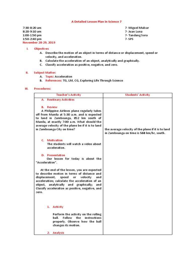 Analyzing Acceleration Through Classroom Activities and Real-World ...