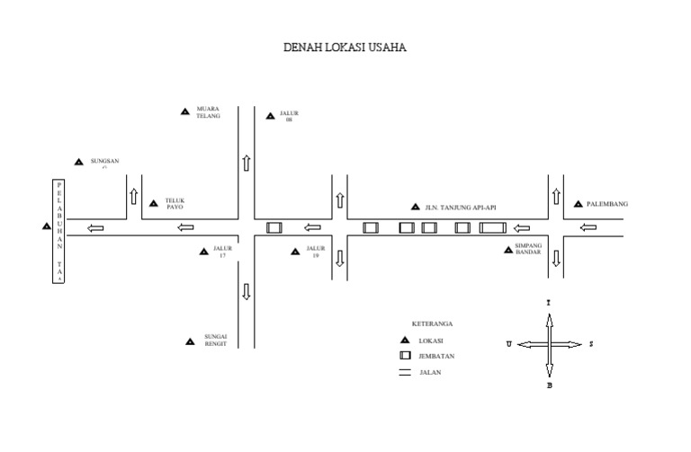 Denah Lokasi Usaha | PDF