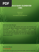 Rangkuman Operasi Baris Elementer (OBE) | PDF