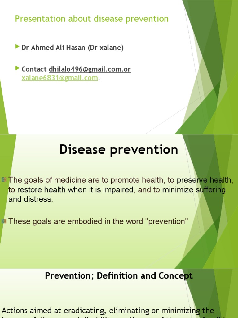 Disease Prevention-1 | PDF | Preventive Healthcare | Health Promotion