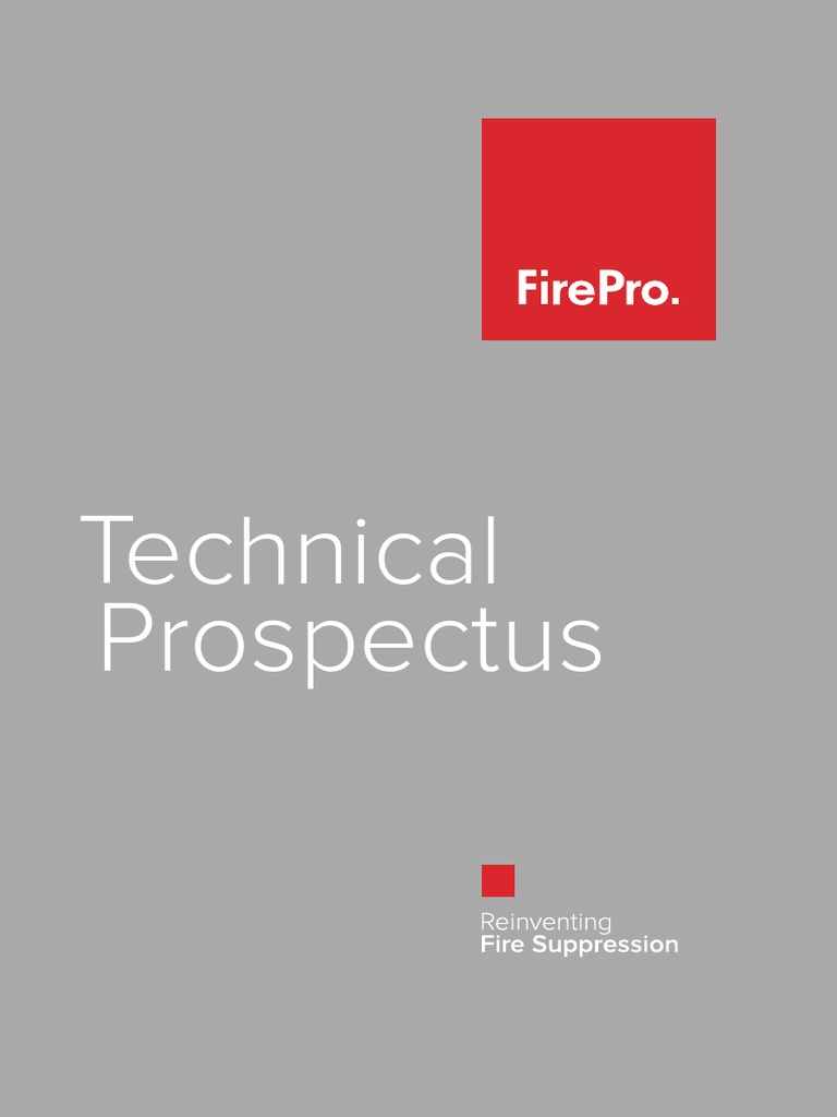 FirePro Technical Prospectus PDF | PDF | Chemical Reactions | Fires