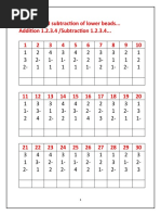 Abacus Worksheets | PDF | Teaching Mathematics
