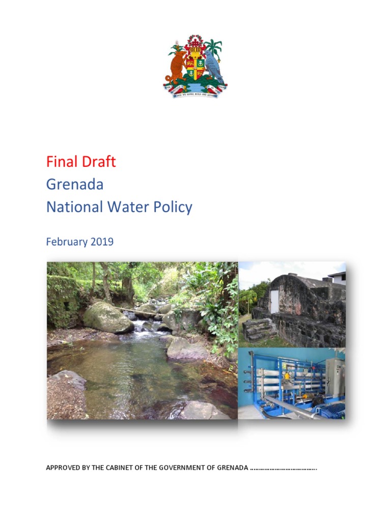 Final Draft Grenada National Water Policy Feb.28 PDF | PDF ...
