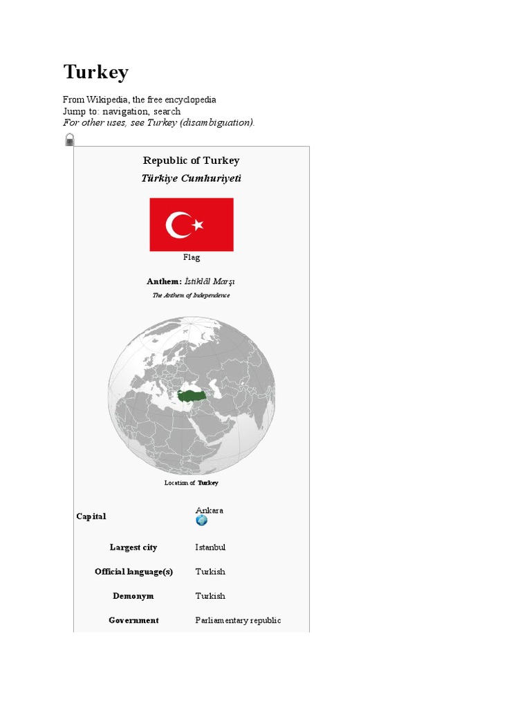 Republic of Turkey | PDF | Turkey | Anatolia