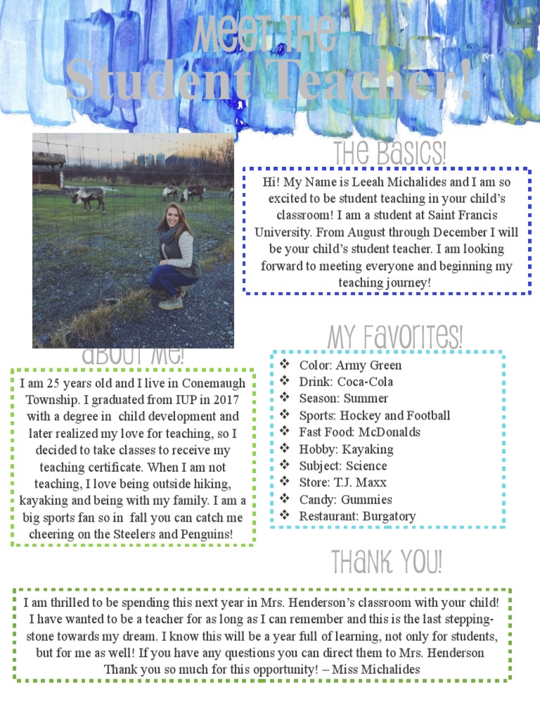 Meetthestudentteacher | PDF