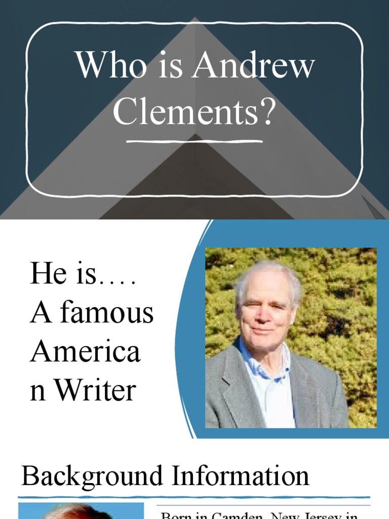 Andrew Clements: Renowned American Author | PDF