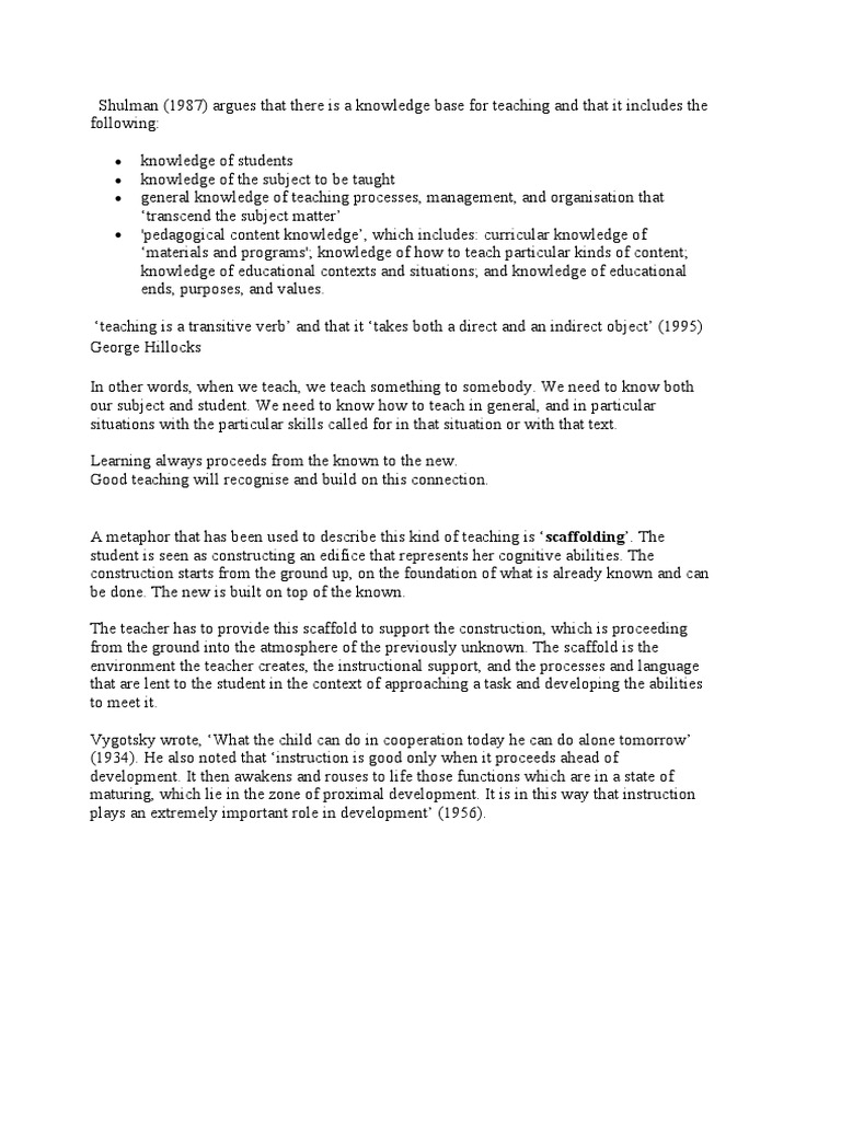 SCAFFOLDING | PDF | Science & Mathematics | Career & Growth
