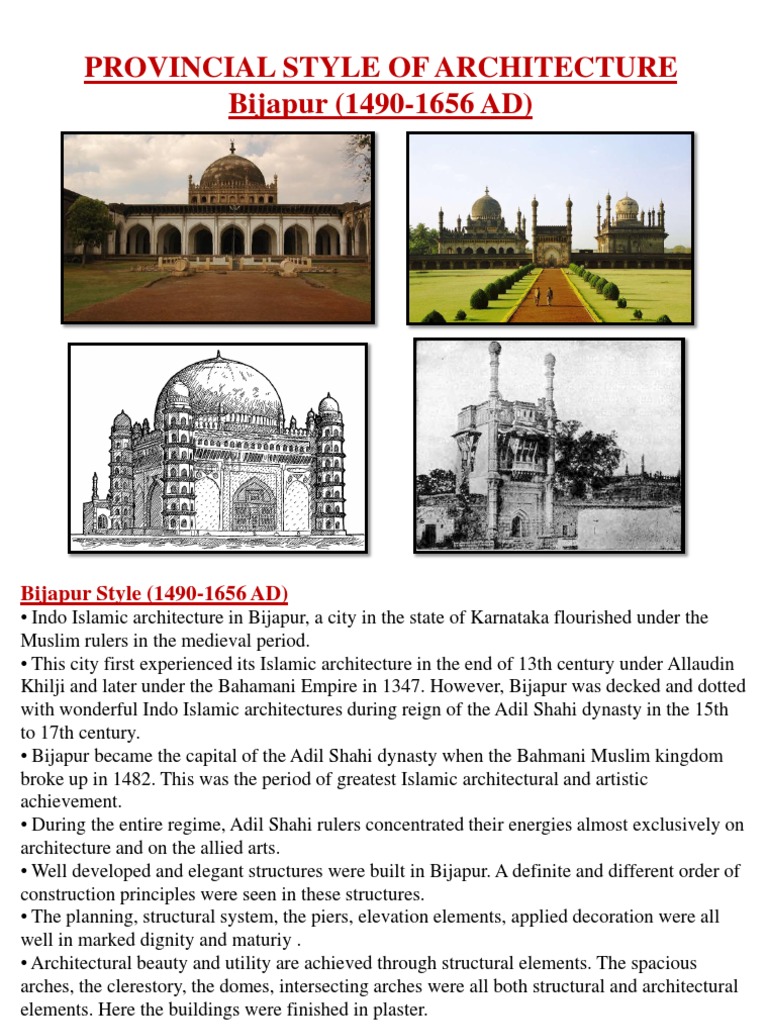 Architectural Features of Gol Gumbaz | PDF | Dome | Vault (Architecture)