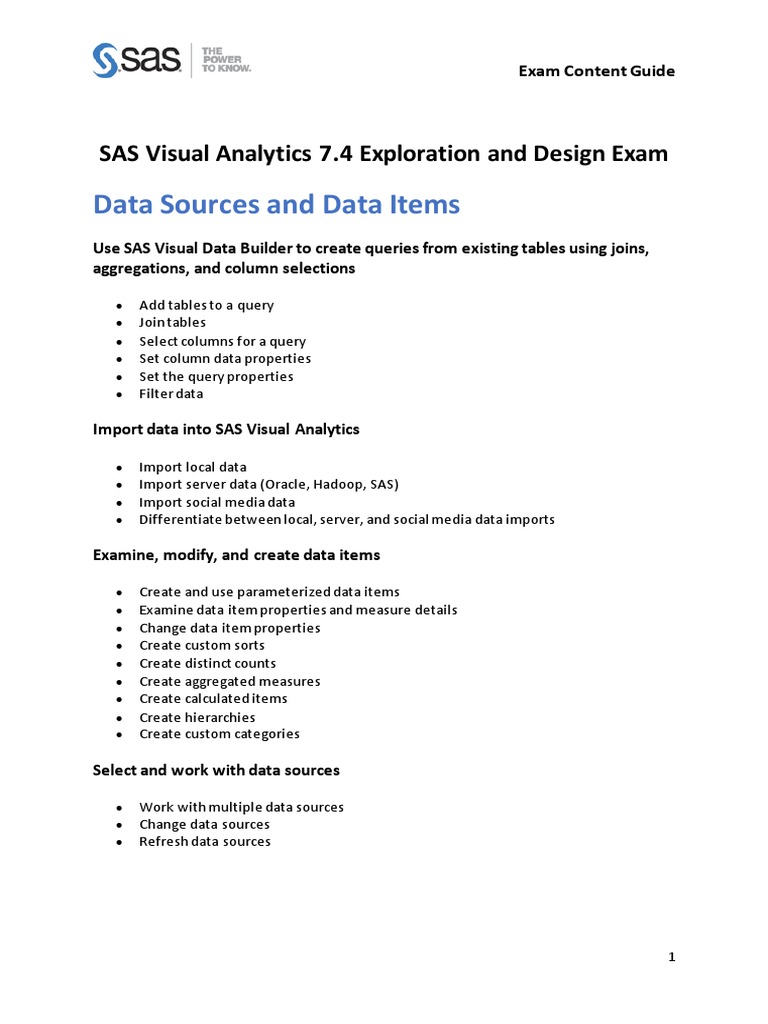 SAS Visual Analytics | Download Free PDF | Sas (Software) | Chart