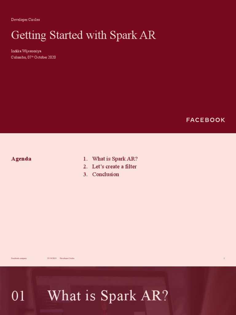 Facebook Dev Circle 2020 - Spark AR | PDF | Career & Growth | Computers