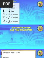 Creating Rhythmic Patterns Mapeh 6 | PDF | Rhythm | Music Theory