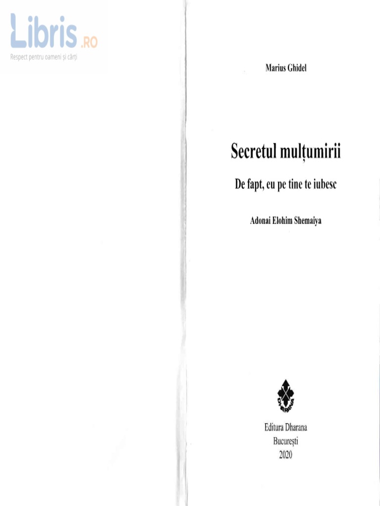Secretul Multumirii - Marius Ghidel | PDF