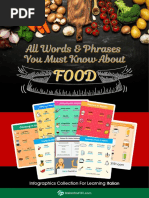 Italian Food Vocabulary Guide | PDF | Italian Cuisine | Tomato Sauce