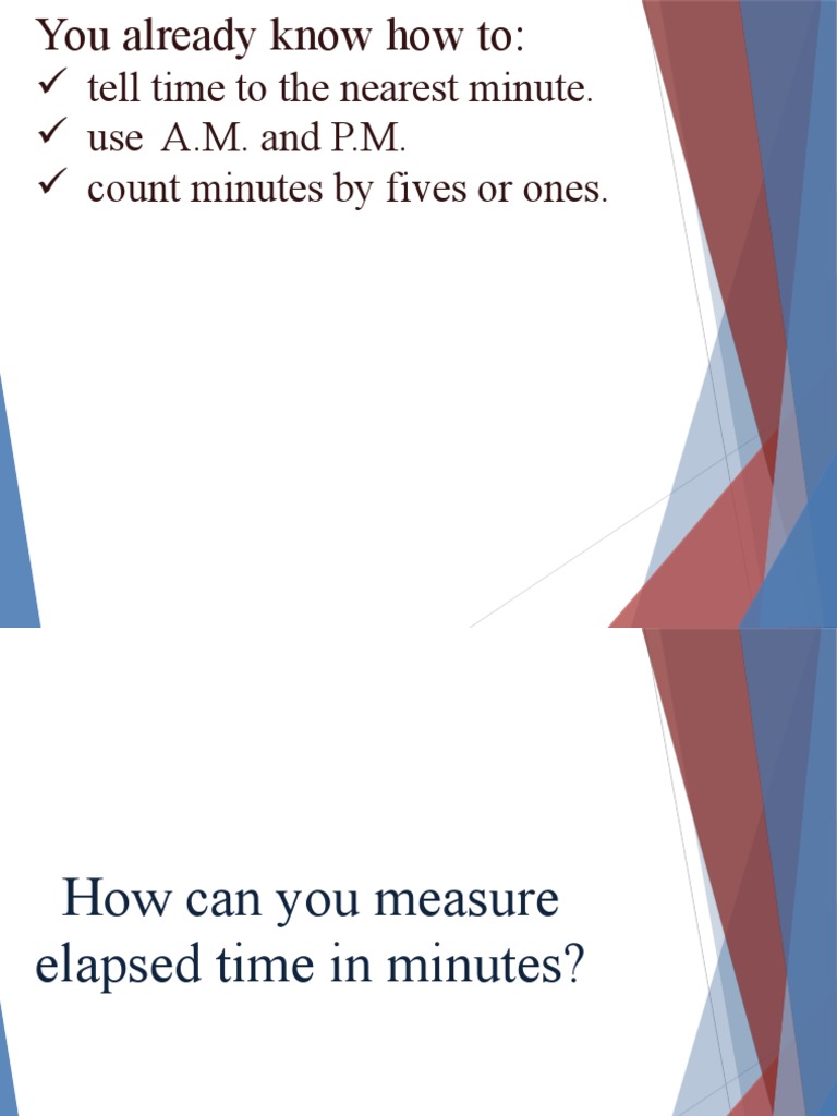 Grade 3 Measure Time | PDF