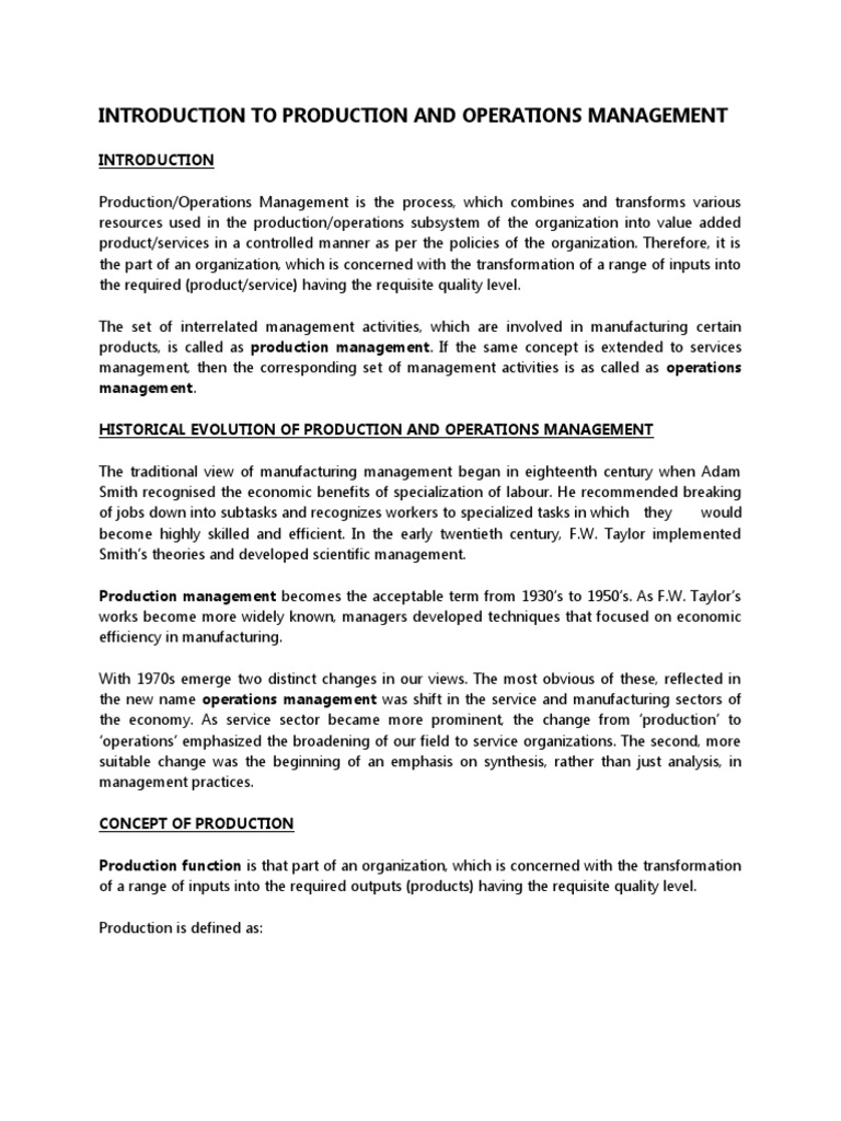 Operation Management | PDF | Operations Management | Inventory