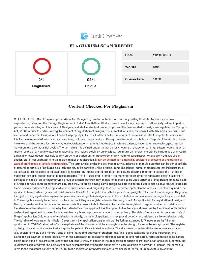 Registration of Designs | PDF | Intellectual Property | Copyright