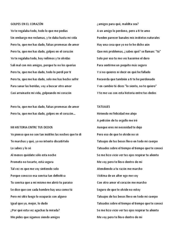 Clase de Canto Letras