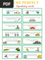 Daily Routines Speaking Cards | PDF