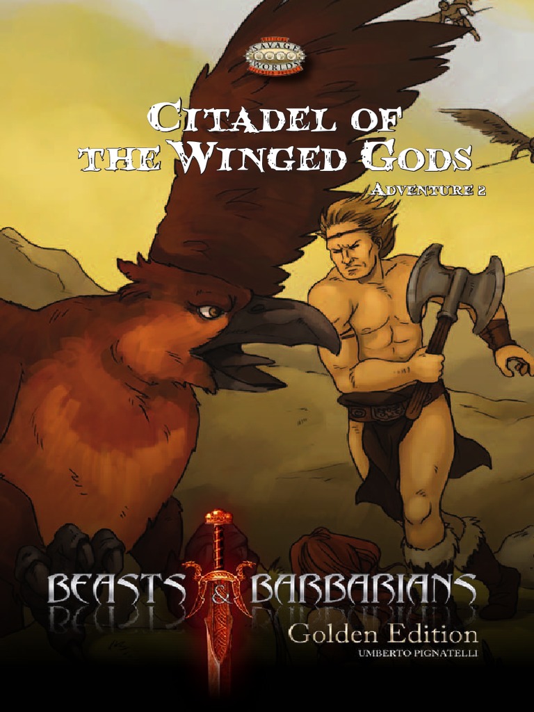 Savage Worlds RPG - GRA - Beasts and Barbarians - Citadel of The Winged Gods (B&B100072) PDF ...