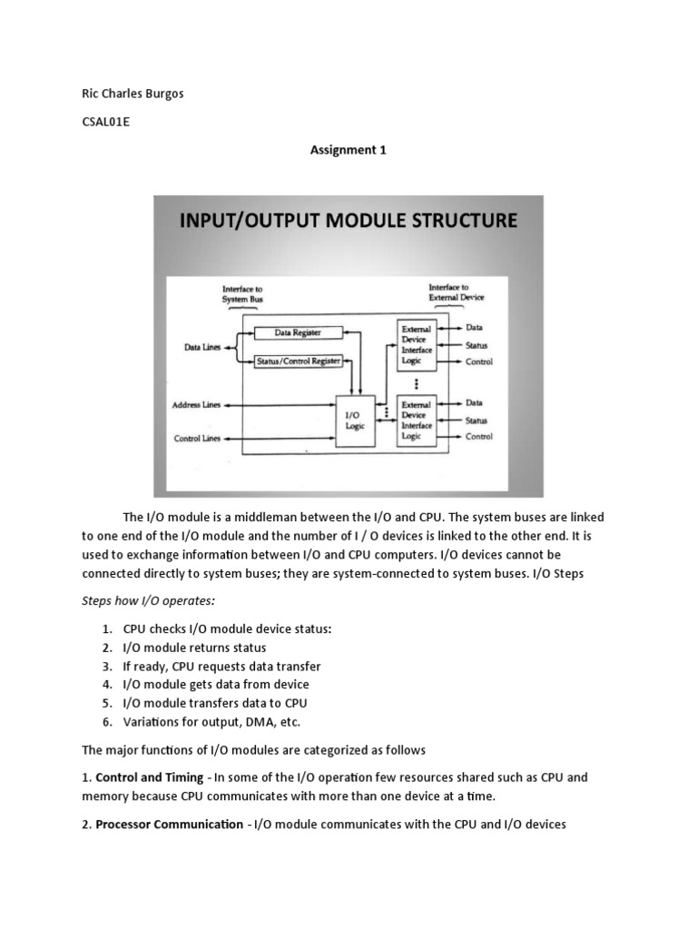 CSA Assignment1 MT Burgos Ric Charles | PDF