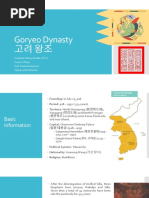 Family Tree of The Goryeo Royal Family | PDF | Korea | Heads Of State