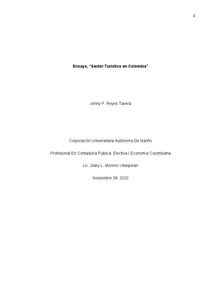 Secion 13, Ensayo | PDF | Turismo | Capitalismo