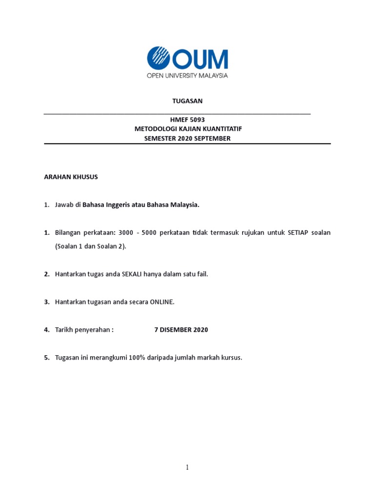 Bahasa Melayu Quantitative Reserch Methodology | PDF