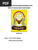 Contoh Laporan Pertanggungjawaban (LPJ) OSIS | PDF | Karier & Perkembangan