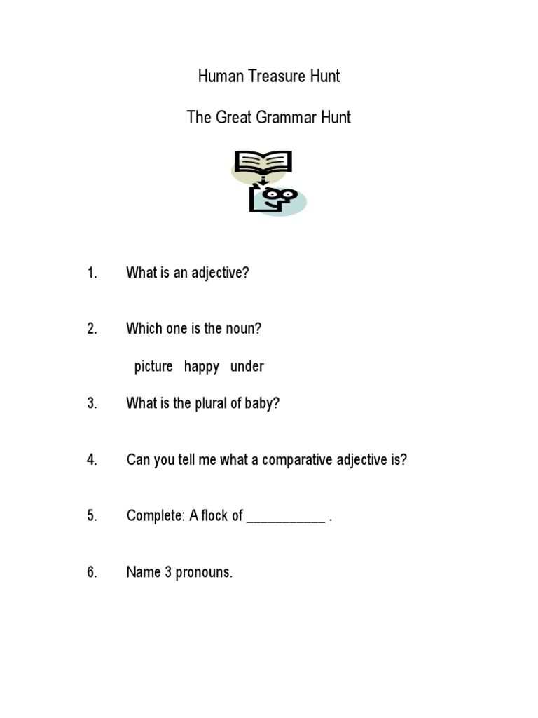 Grammar Hunt | PDF