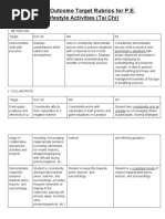 Volleyball Skills Assessment Rubric | PDF | Educational Assessment ...