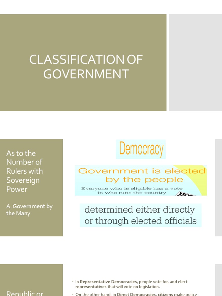 Understanding Government Systems | PDF | Monarchy | Democracy