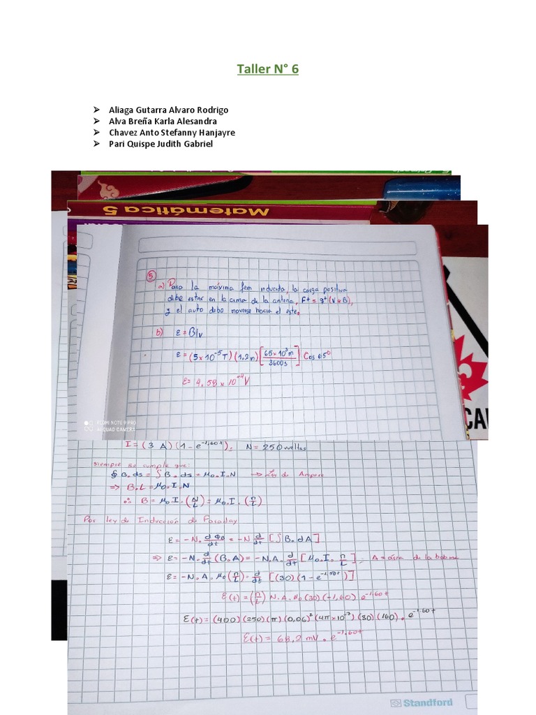 Taller N6-Grupo 2-CAF2 | PDF