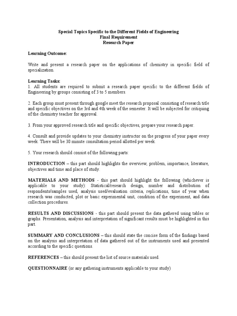 Materials And Methods Scientific Paper