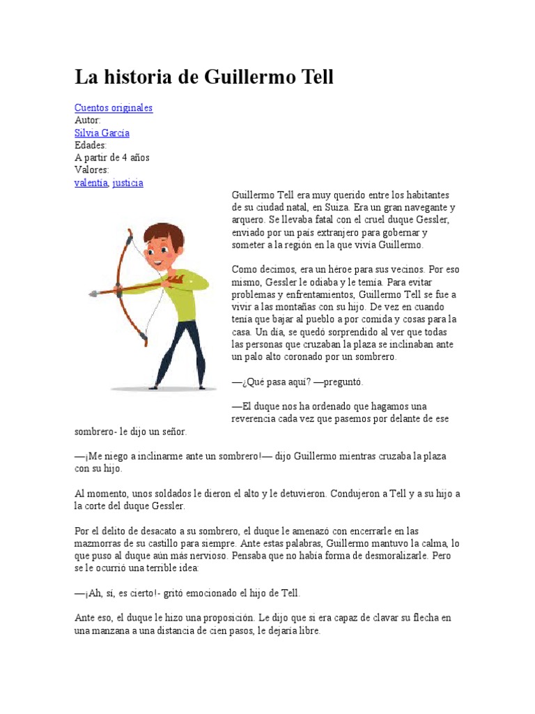 La leyenda de Guillermo Tell | PDF | Violencia | Agitación