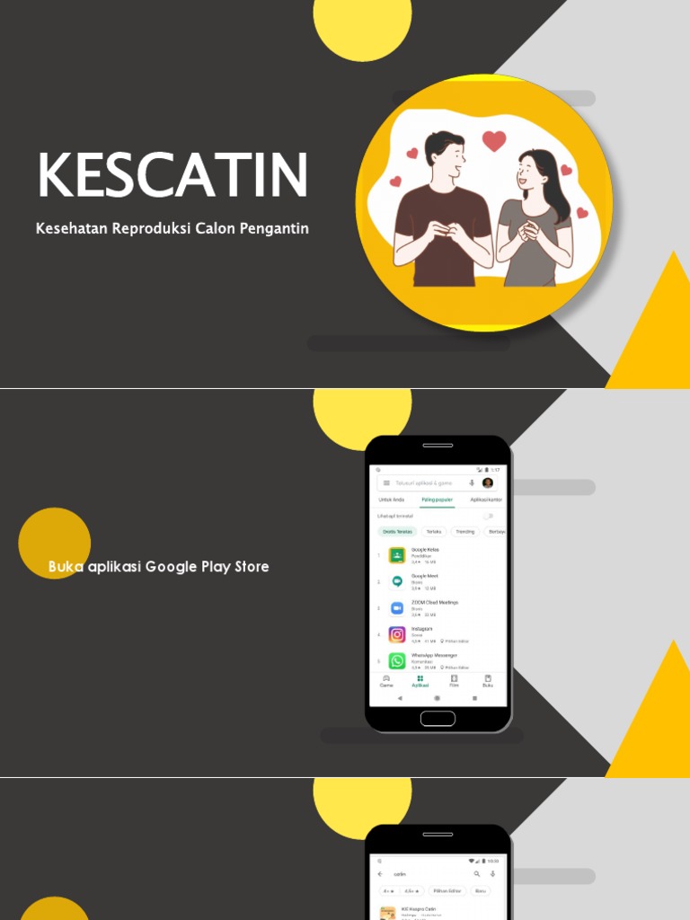 Aplikasi Kespro Catin PDF | PDF