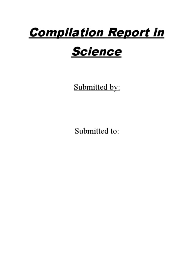 Compilation Report in Science: Submitted by | PDF | Solution | Solubility