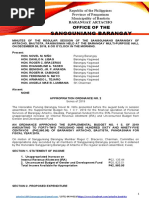 Barangay-AIP-POBLACION IV-2025 | PDF | Economies