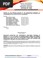 Resolution No. 01-BDC Resolution For Realignment | PDF | Philippines ...