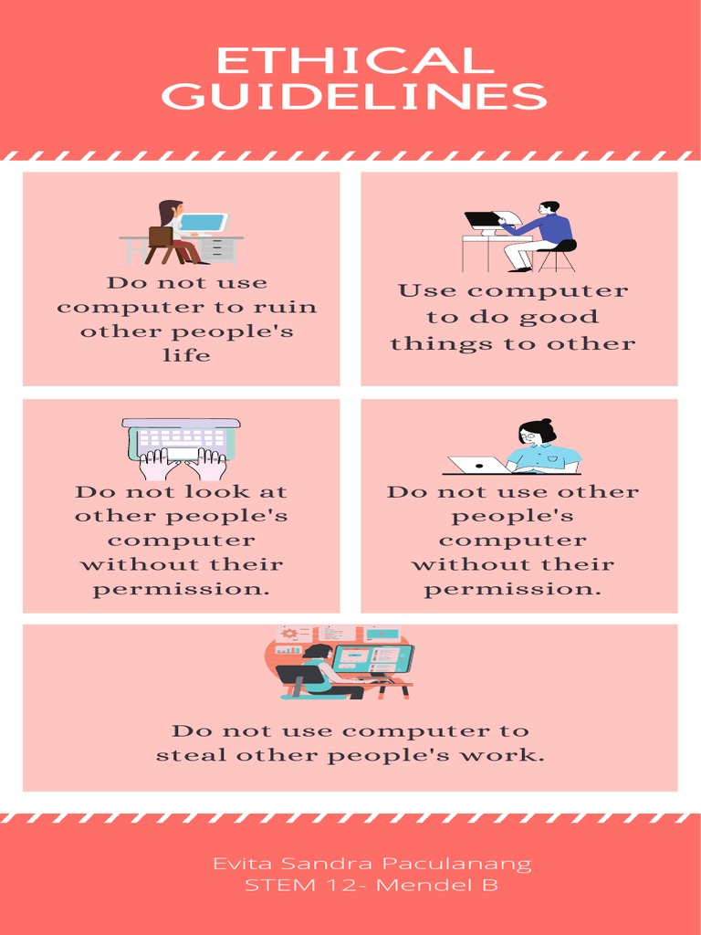Ethical Computer Use and Online Safety Tips | PDF