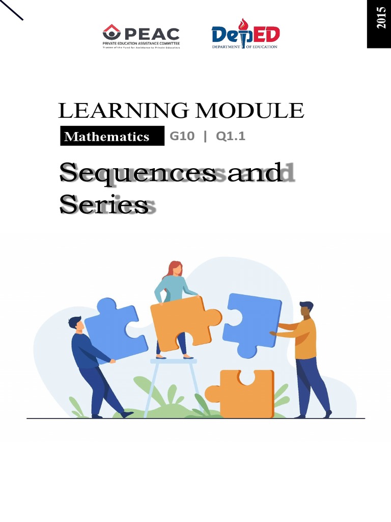 Learning Module: Sequences and Series | PDF | Mean | Sequence