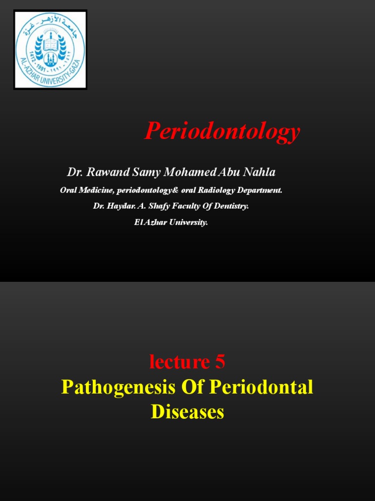 5 Pathogenesis of Periodontal Diseases 5 | PDF | Interleukin | Humoral ...