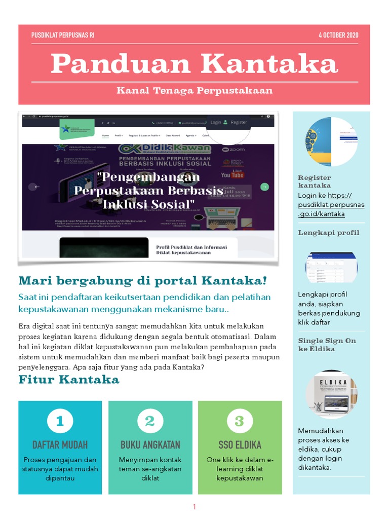 Panduan Diklat Perpusnas PDF | PDF