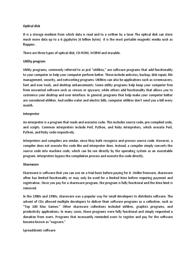 Optical Disk | PDF | Operating System | Graphical User Interfaces