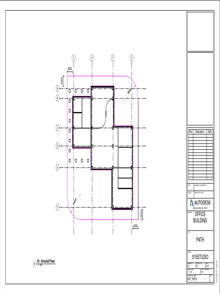 Office Building: 01. Ground Floor 1 | PDF | Computing