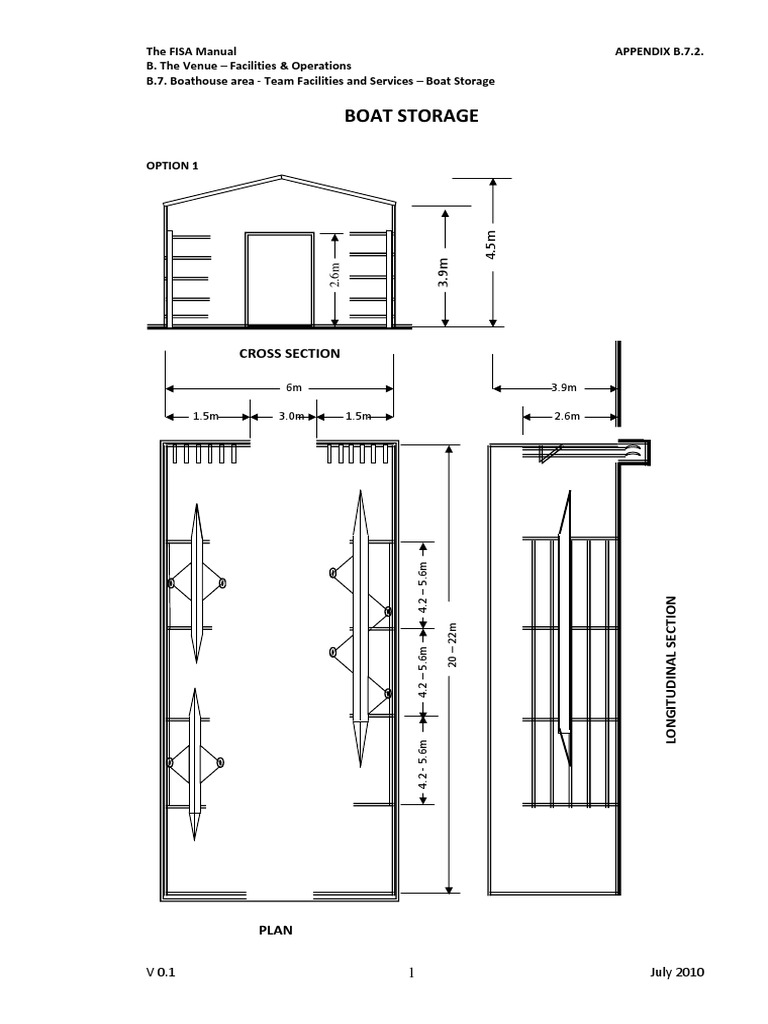 Boat Storage: Cross Section | PDF | Water Sports