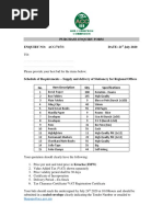 Office Stationery Request Form | PDF